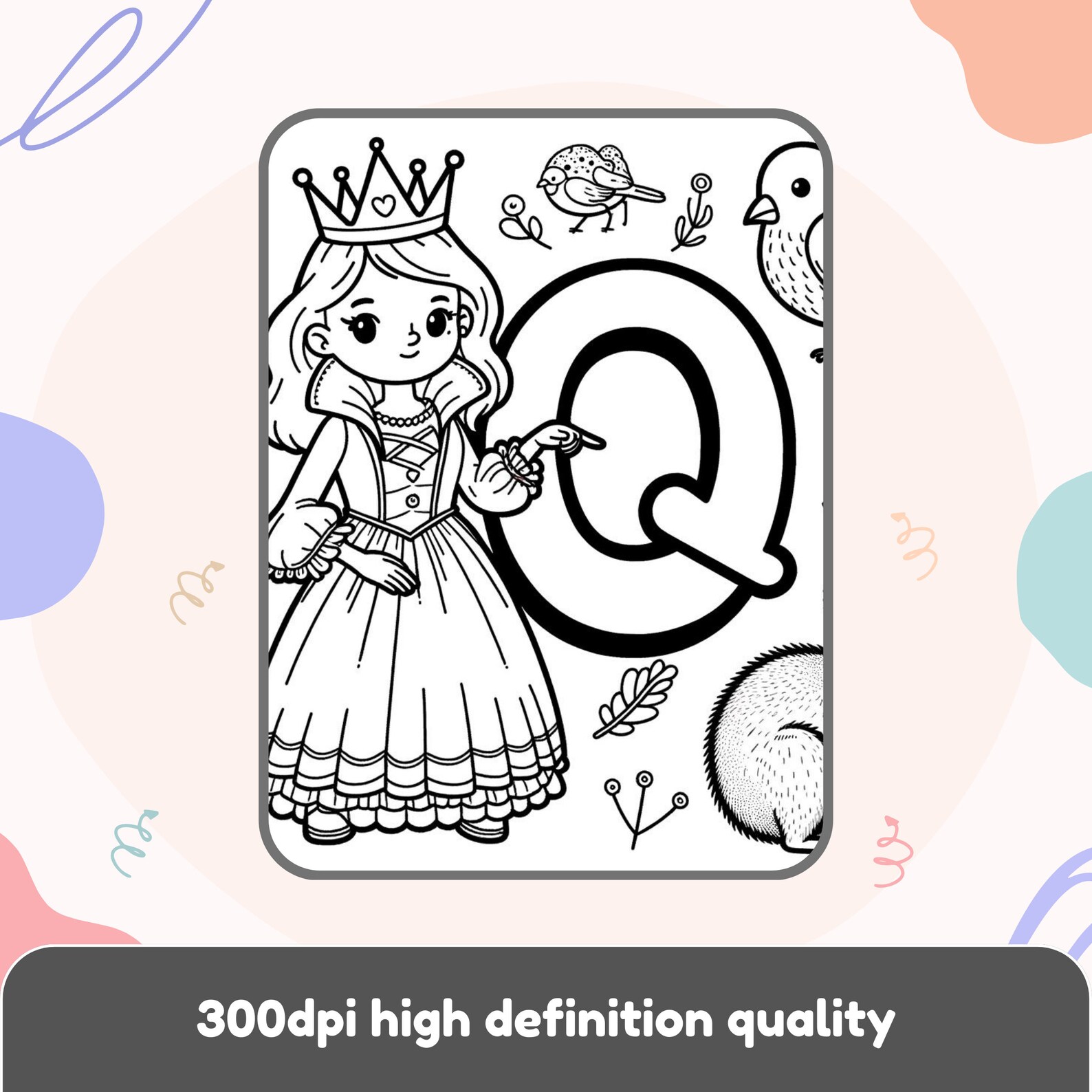 Printable Alphabet Coloring Pages ABC Coloring Book Kids Preschool ...