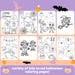 Halloween Coloring Book: Pumpkin, Ghost Activity Pack (digital Download ...
