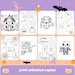 Halloween Coloring Book: Pumpkin, Ghost Activity Pack (digital Download ...