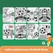 Printable Coloring Book Soccer Coloring Pages Football Activity Pack ...