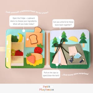 Quiet Book Children Busy Book Toddler Montessori Educational Toys Felt ...
