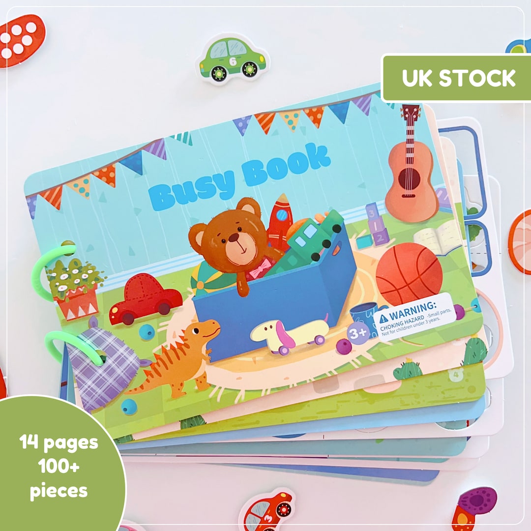 Montessori Busy Book Toddler Quiet Books Sensory Toys Preschool ...