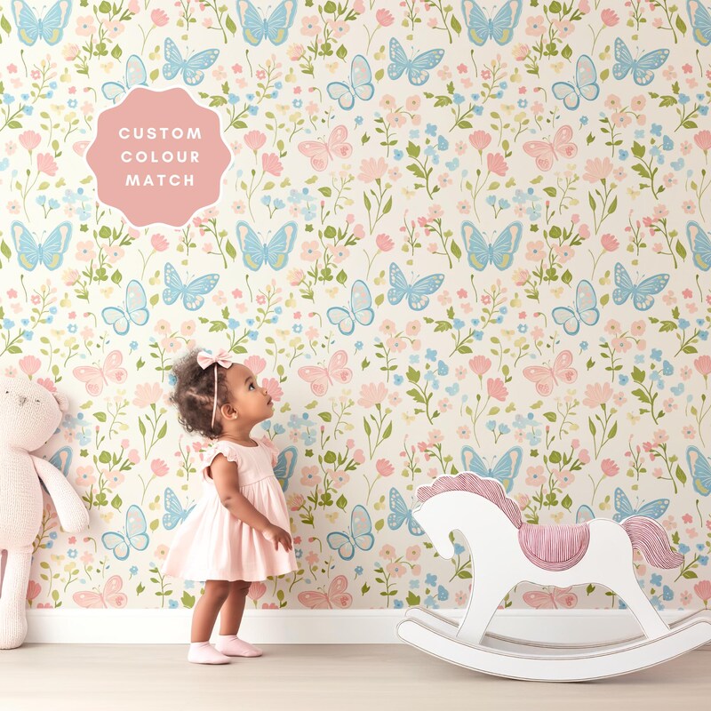 Girls Room Wallpaper - Etsy