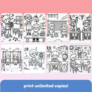 Printable Back to School Coloring Sheets First Day Kindergarten ...