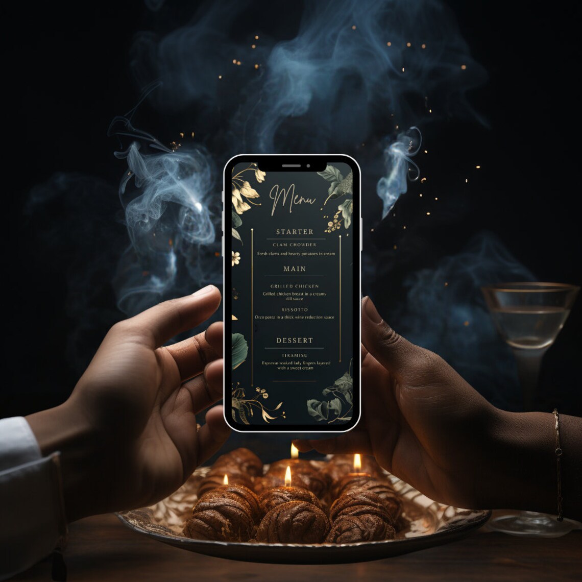 Elegant Menu Template - Etsy