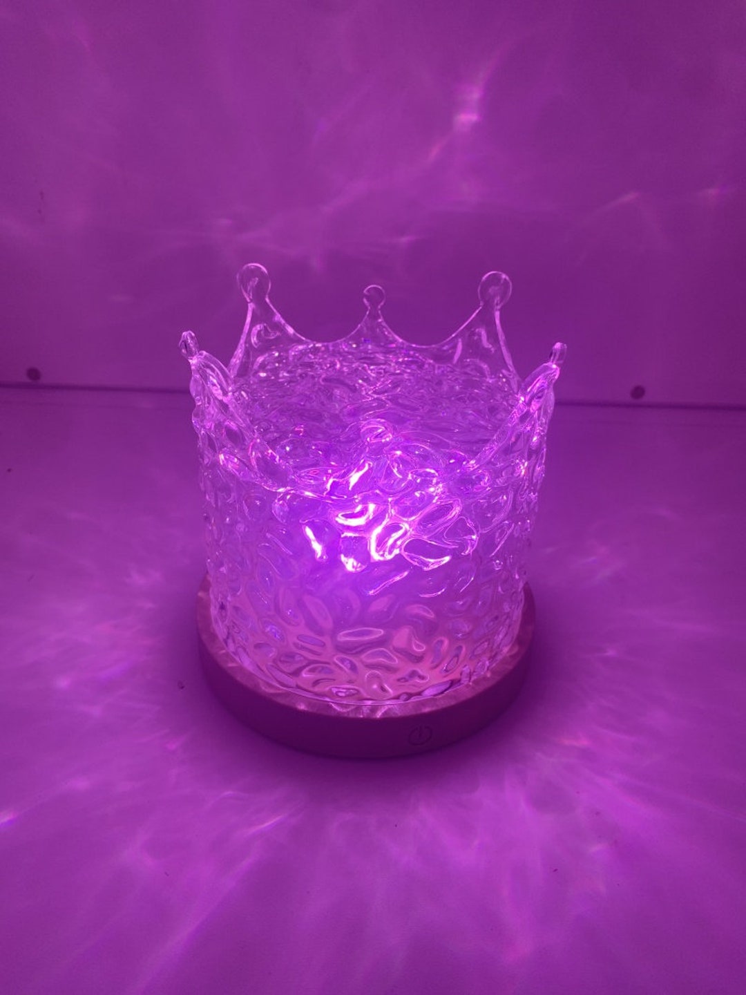 Crown Light, Ripple Night Light, Corrugated Light, Rotating Ripple ...