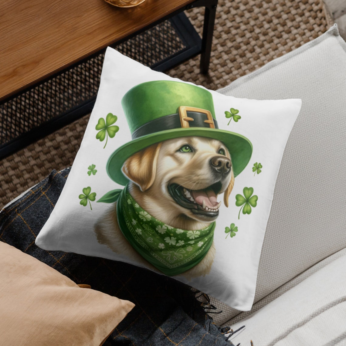 St Patrick's Day Dog Clip Art, St Patrick's Day Labrador Dog , PNG ...