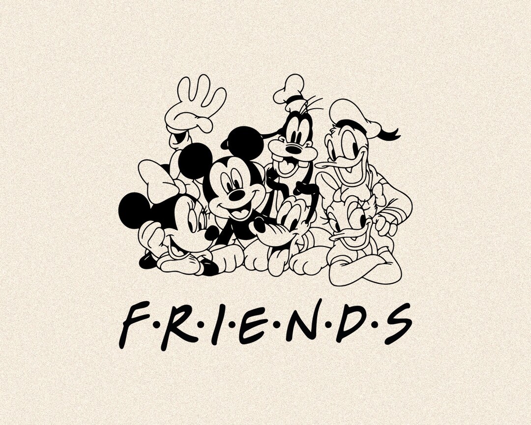 Mickey and Friends Svg Png Instant Download Printable Design Svg for ...