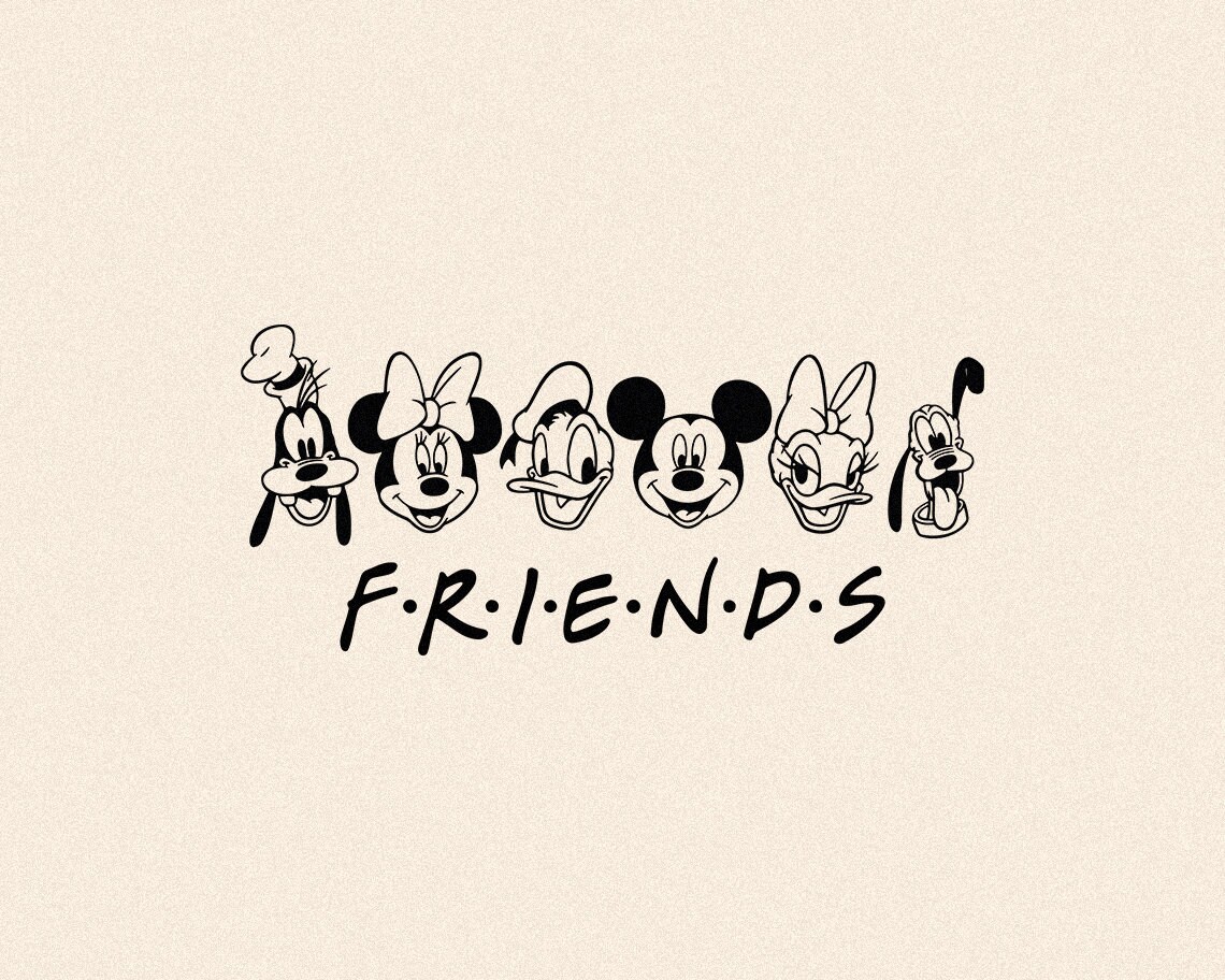 Mickey and Friends Svg Png Instant Download Printable Design Svg for ...