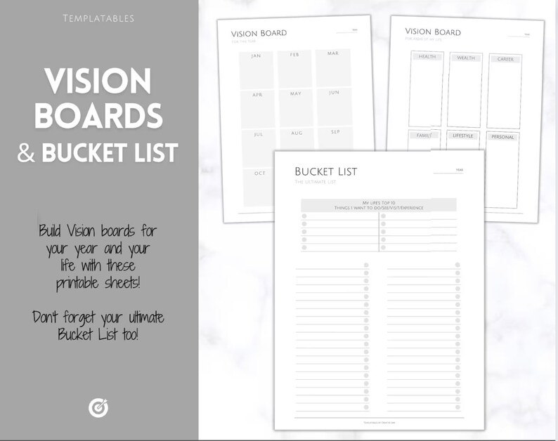 The Ulitmate Goal Planner, Goal Planner Bundle, Goal Tracker, Smart ...