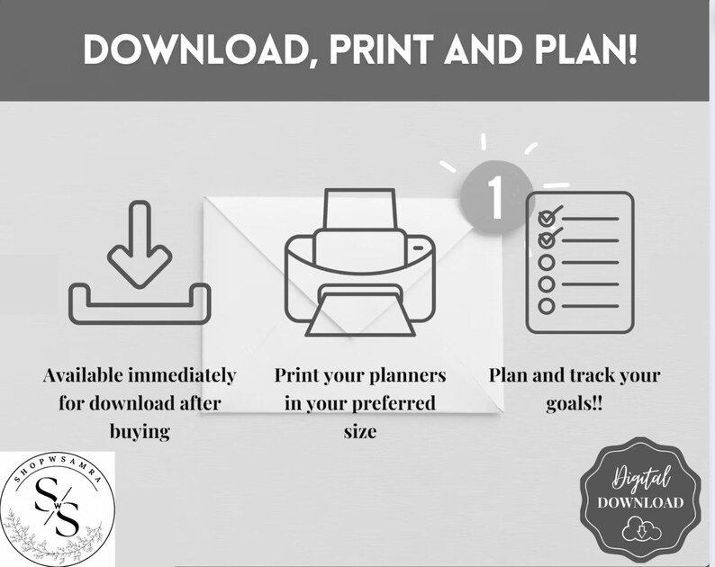 The Ulitmate Goal Planner, Goal Planner Bundle, Goal Tracker, Smart ...