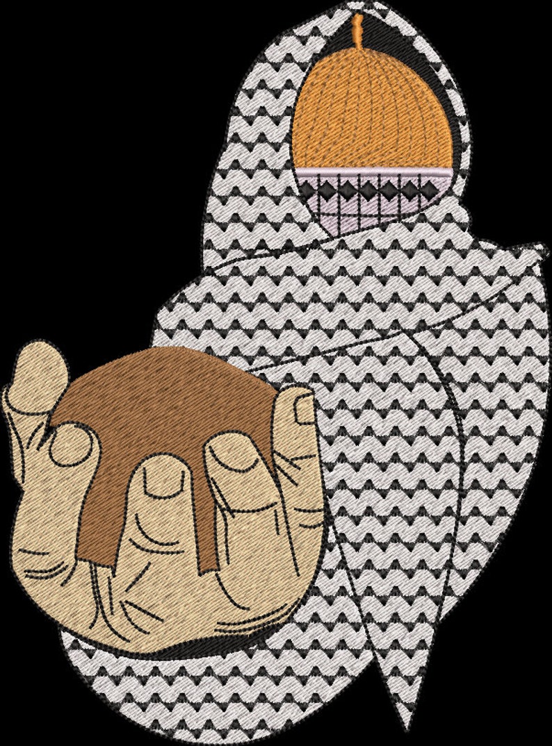 Palestine Keffiyeh Embroidery Designs, PES File (digital Download) - Etsy