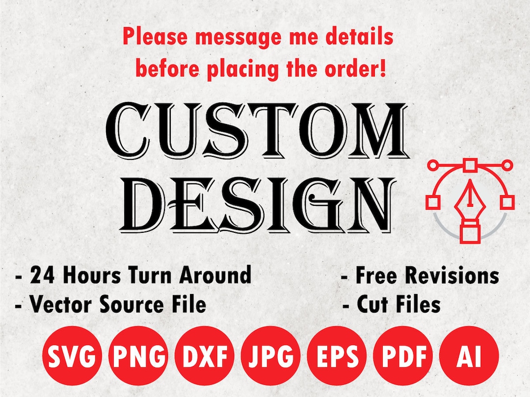 Customized Svg, Custom SVG Cricut Files, Personalized Digital Design ...