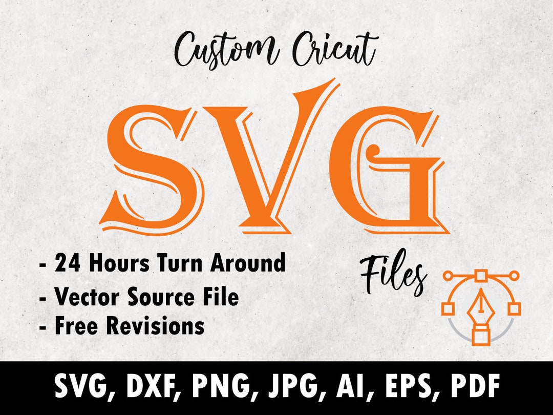 Custom Logo Svg, Custom SVG Cricut Files, Personalized Digital Design ...