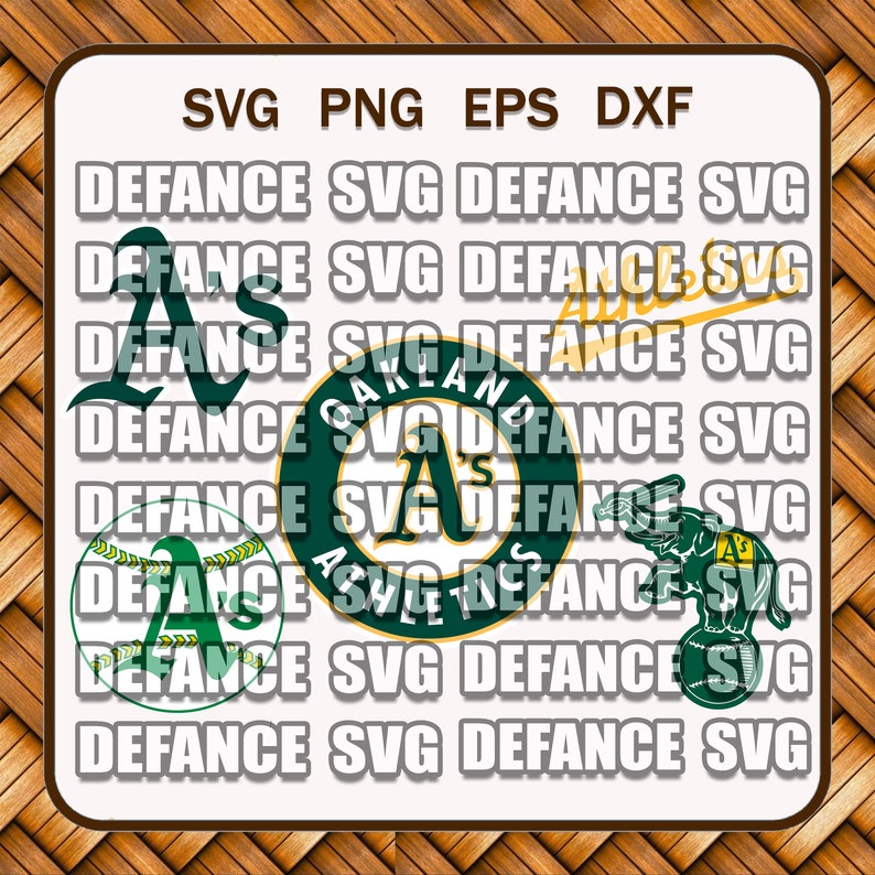 Oakland Athleticss SVG PNG, Svg Sports Files, Svg for Cricut, Clipart, Baseball Cut File ...