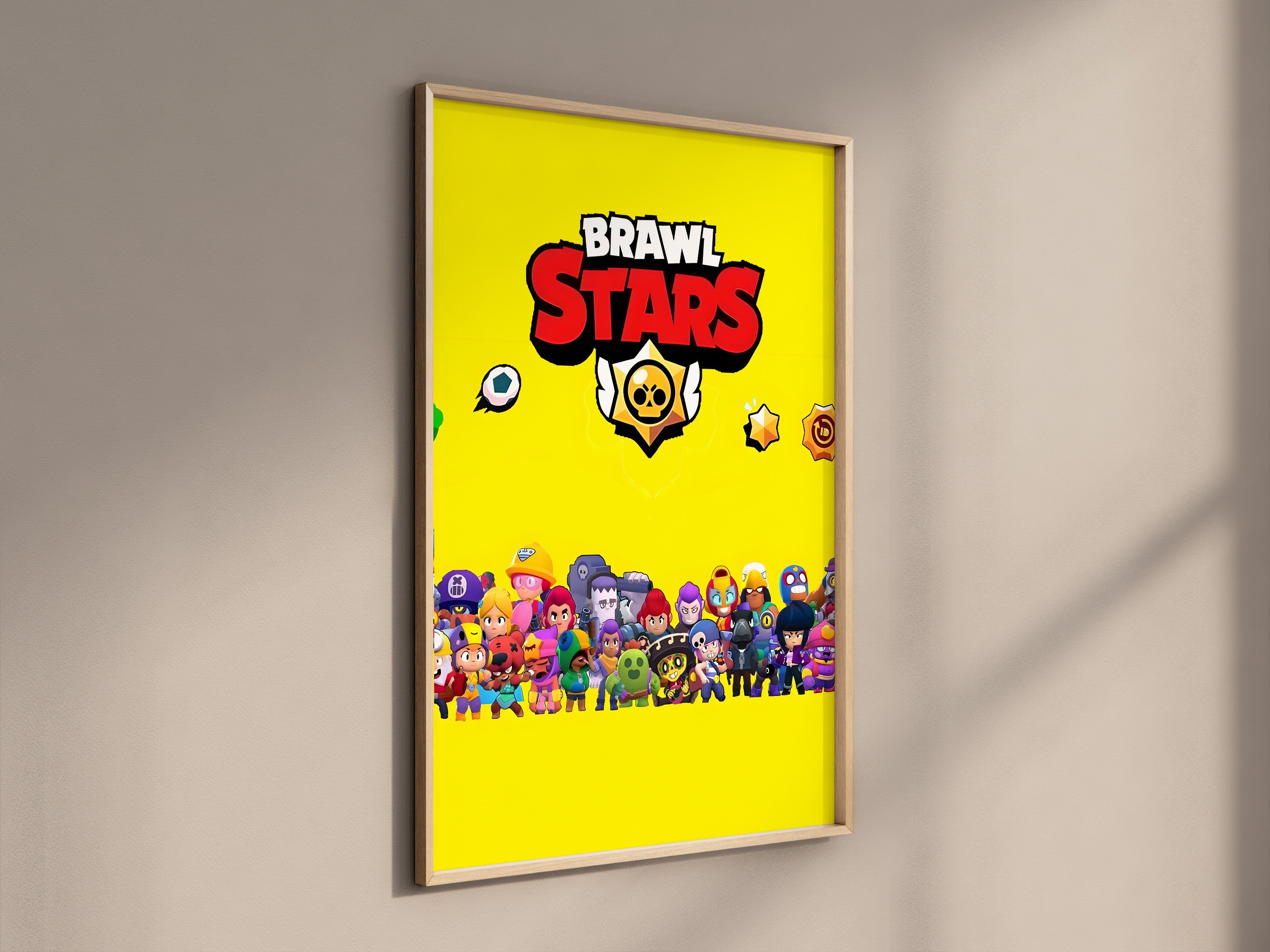 Brawl Stars Digital Poster Brawl Stars Clipart Brawl Stars Descarga ...