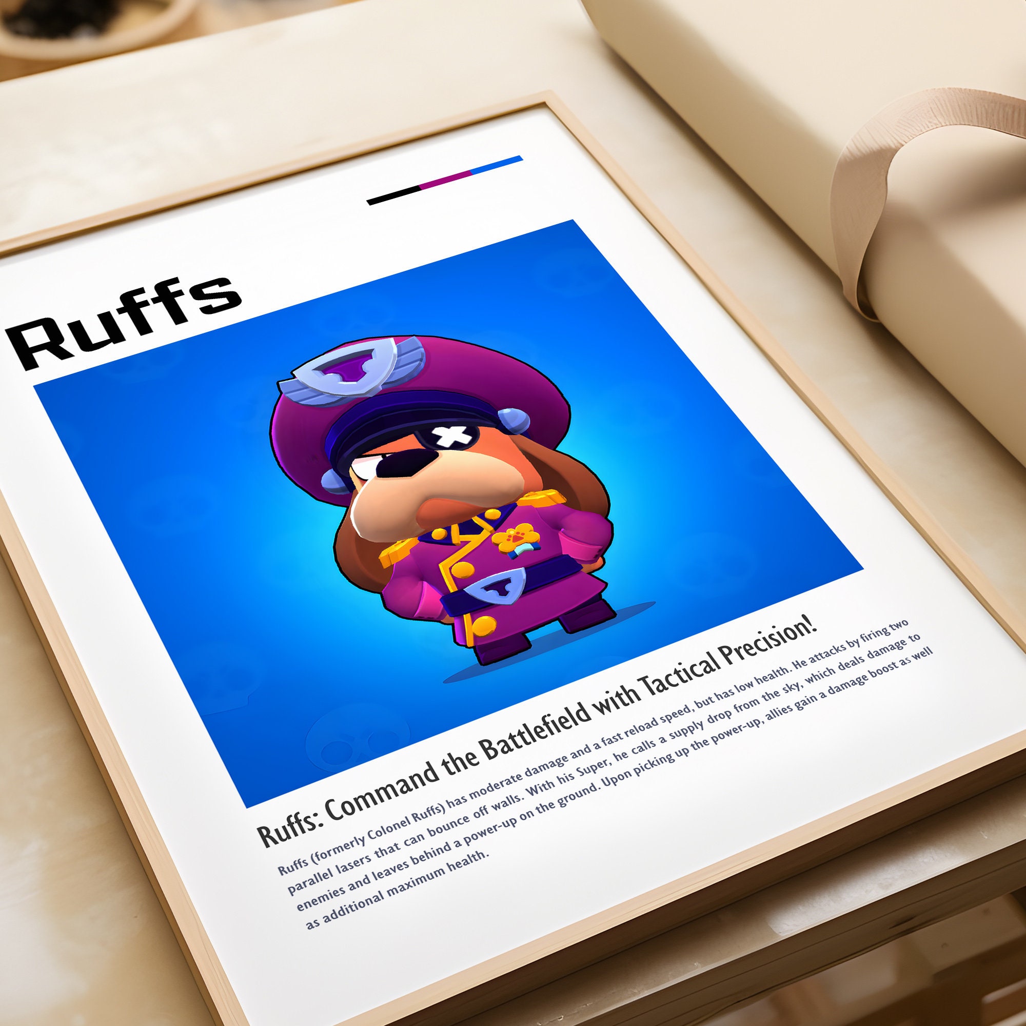 Ruffs Brawl Stars Digital Poster Brawl Stars Clipart Brawl Stars ...