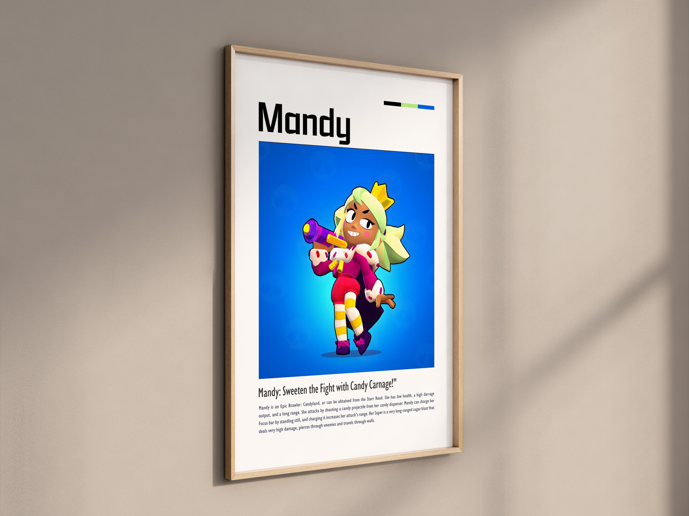 Mandy Brawl Stars Digital Poster Brawl Stars Clipart Brawl Stars ...