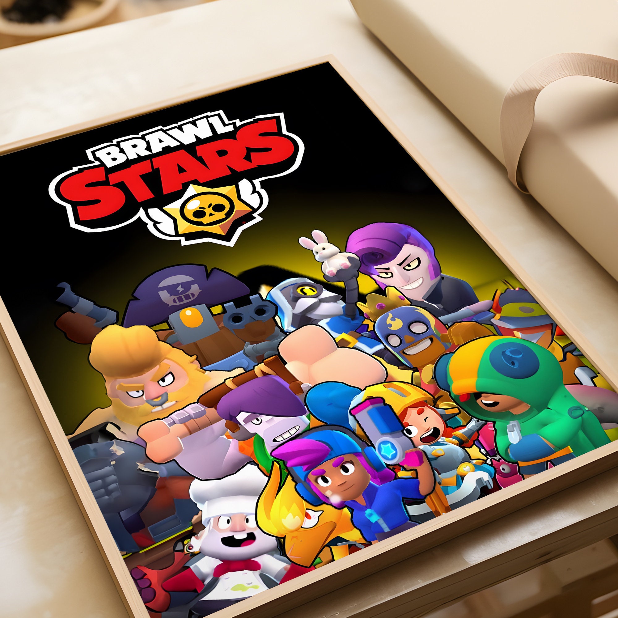 Buy Brawl Stars Digital Poster Brawl Stars Clipart Brawl Stars Instant ...