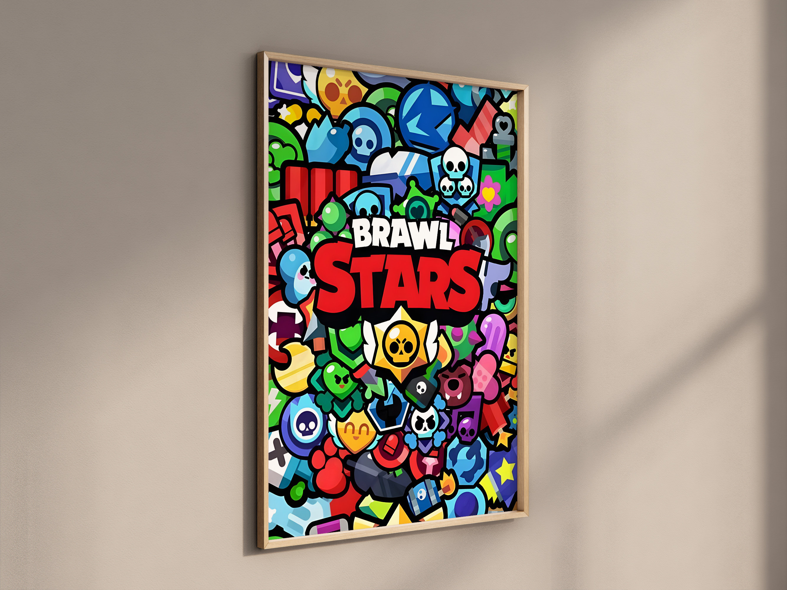 Brawl Stars Digital Poster Brawl Stars Clipart Brawl Stars Instant ...