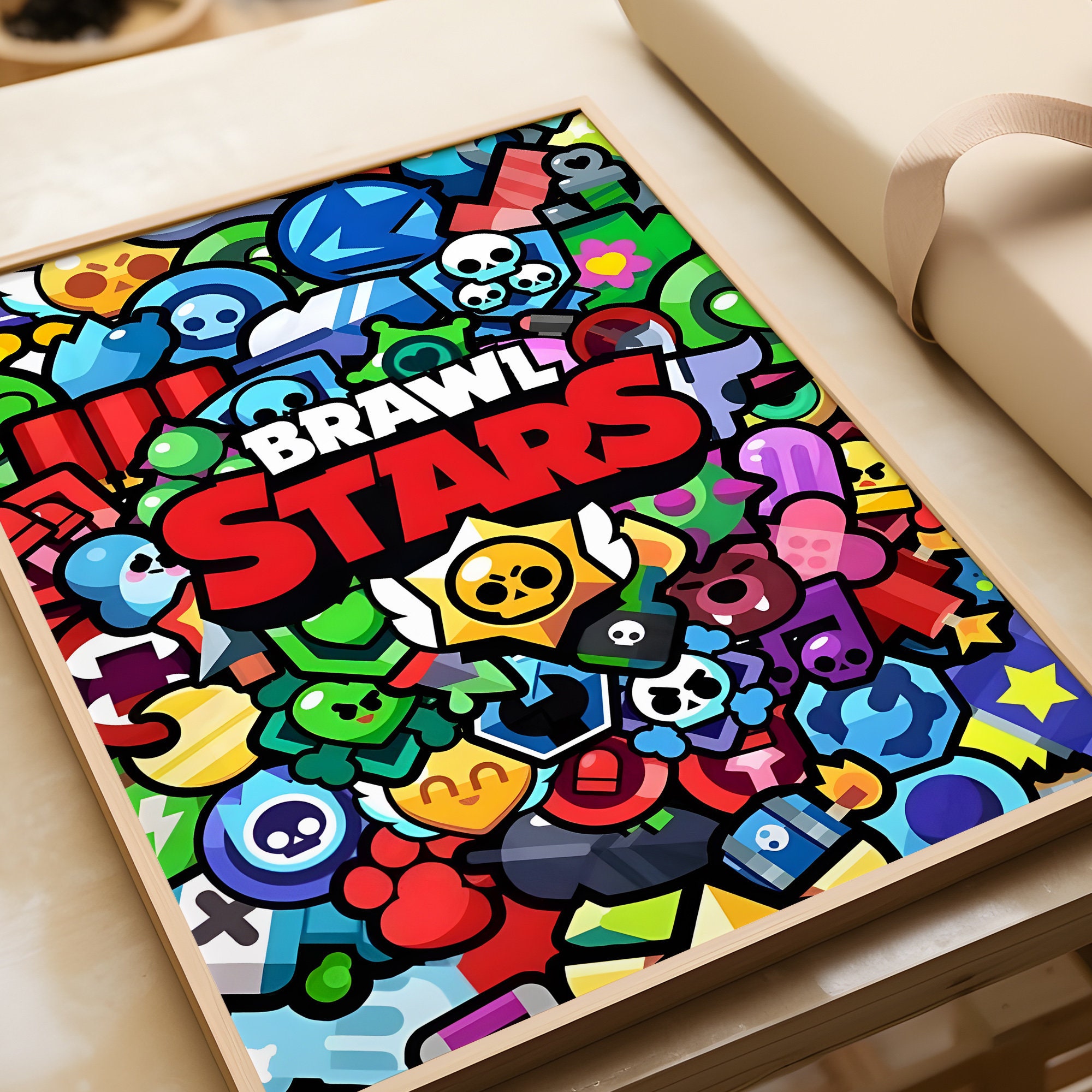 Brawl Stars Digital Poster Brawl Stars Clipart Brawl Stars Instant ...