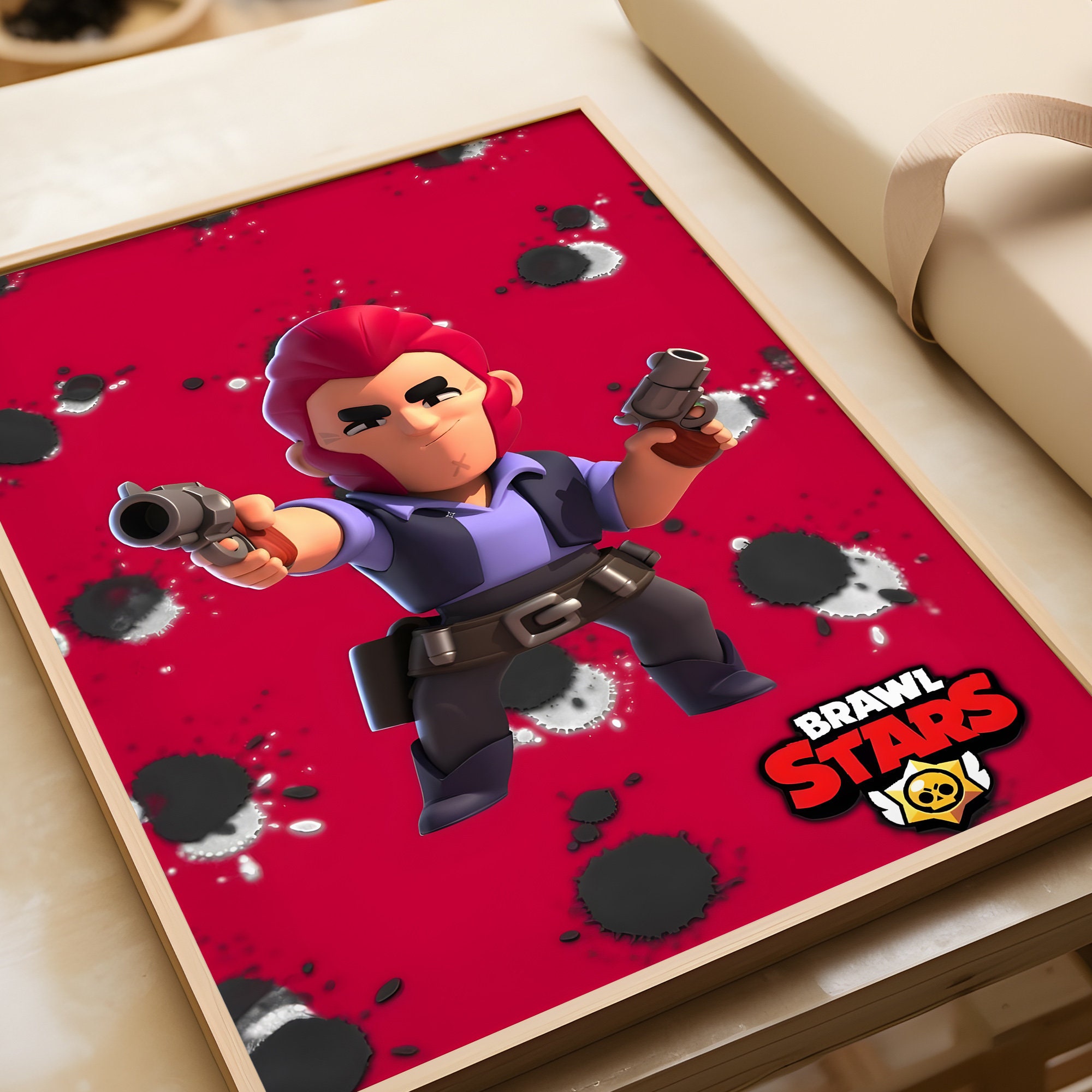 Colt Brawl Stars Digital Poster Brawl Stars Clipart Brawl Stars Instant ...