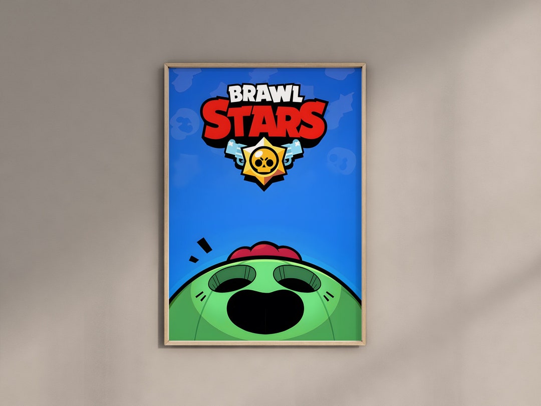 Buy Brawl Stars Digital Poster Brawl Stars Clipart Brawl Stars Instant ...