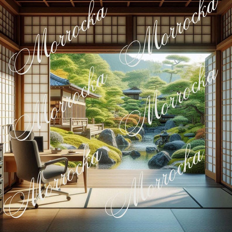 Japanese Zen Garden Zoom Background Japanese Home Zen Garden Virtual ...