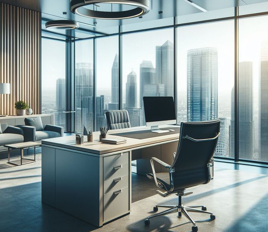 City Penthouse Office Zoom Background City Penthouse Virtual Background ...