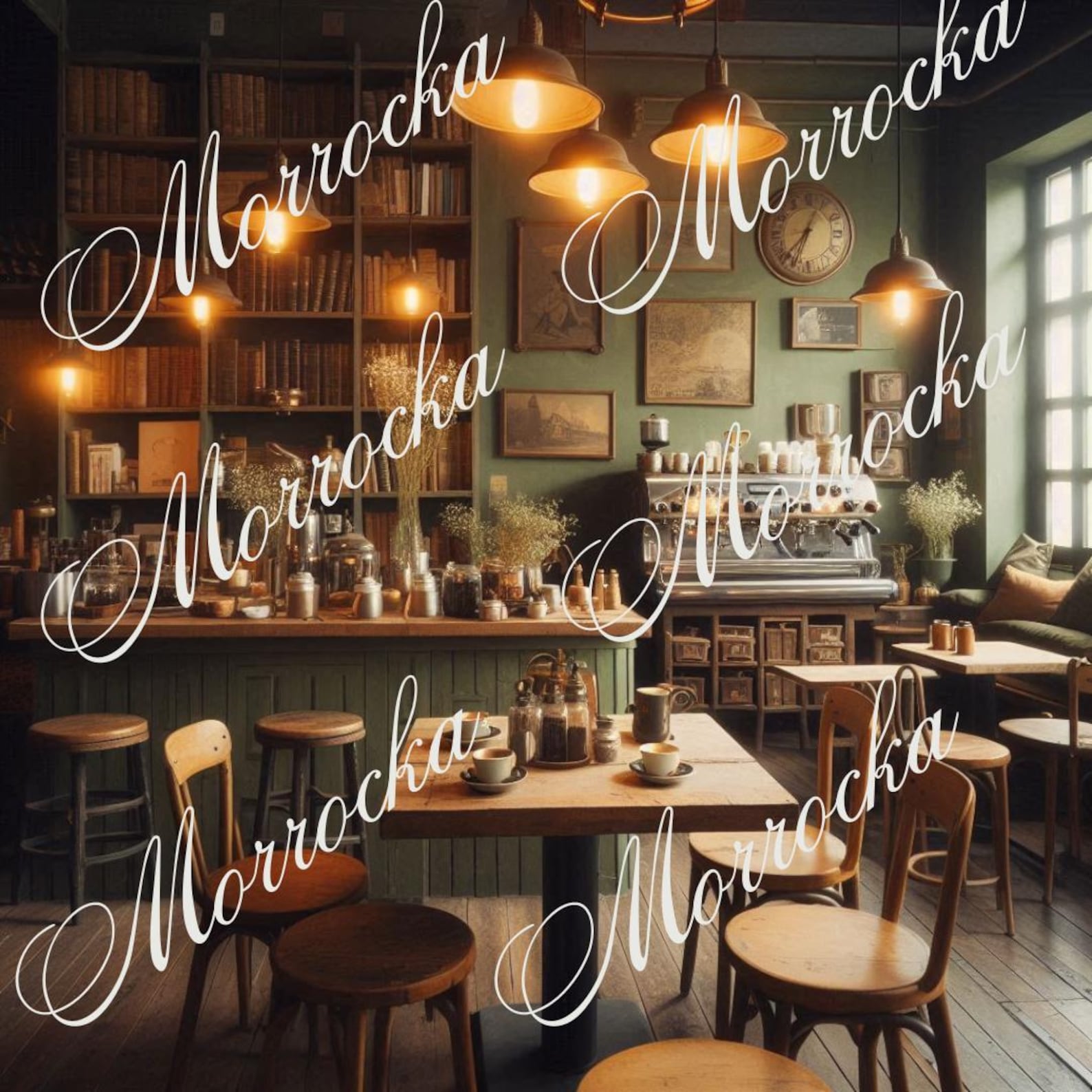 Cozy Cafe Zoom Background Coffeeshop Virtual Background Hipster Cafe ...