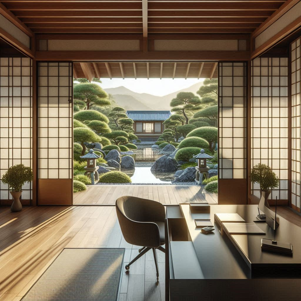 Japanese Zen Garden Zoom Background Japanese Home Zen Garden Virtual ...