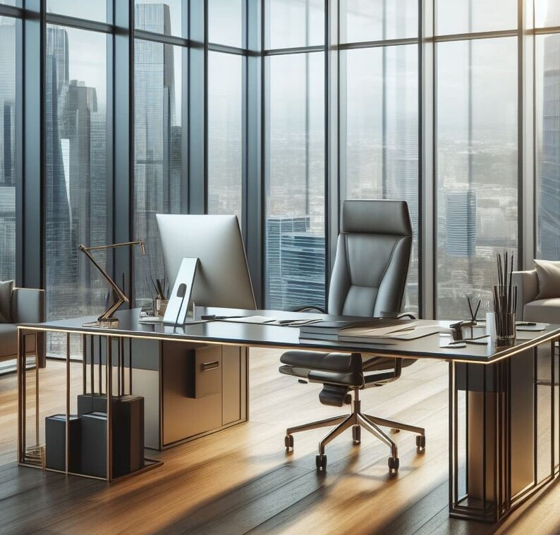 City Penthouse Office Zoom Background City Penthouse Virtual Background ...