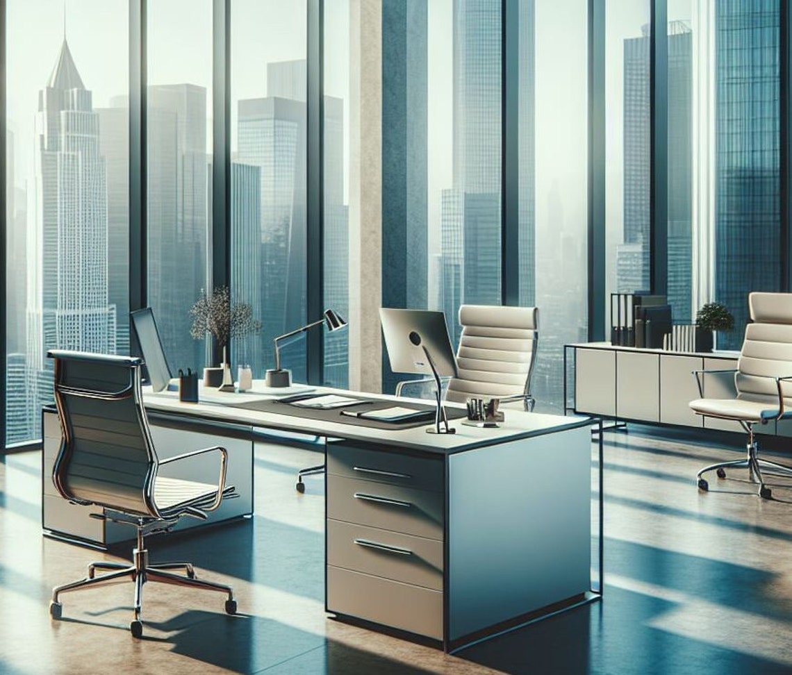 City Penthouse Office Zoom Background City Penthouse Virtual Background ...