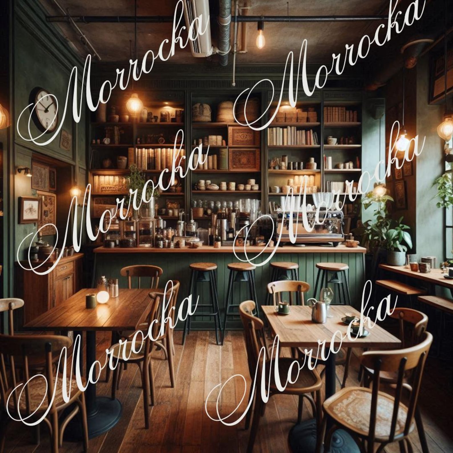 Cozy Cafe Zoom Background Coffeeshop Virtual Background Hipster Cafe ...