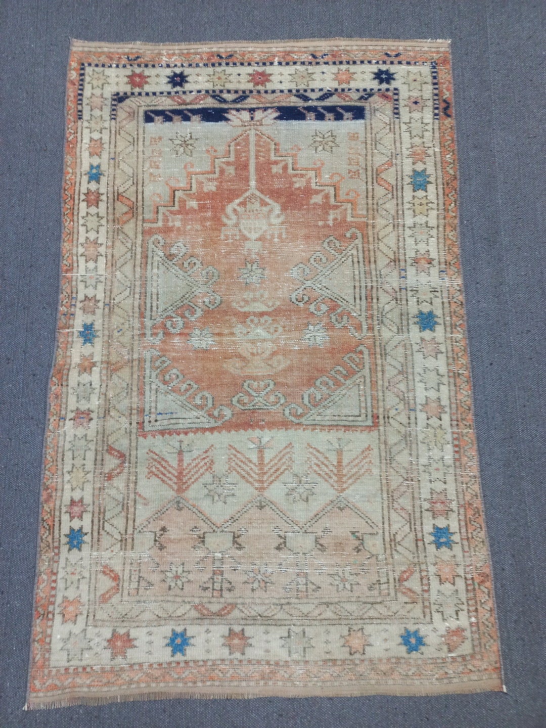 3x4 Vintage Kitchen Rug,handwoven Area Rug,bedroom Rug,office Carpet ...