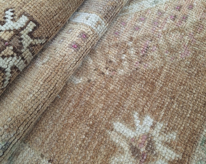 3x4 Home Decor Rugs,small Area Rug,neutral Brown Rug,handmade Vintage ...