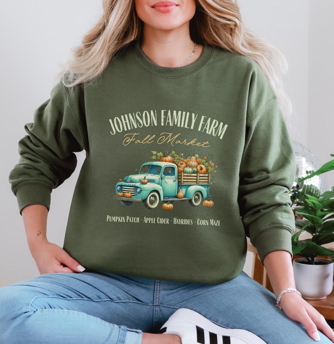 Matching Family Gathering Sweaters, Custom Fall Family Shirts, Pumpkin ...
