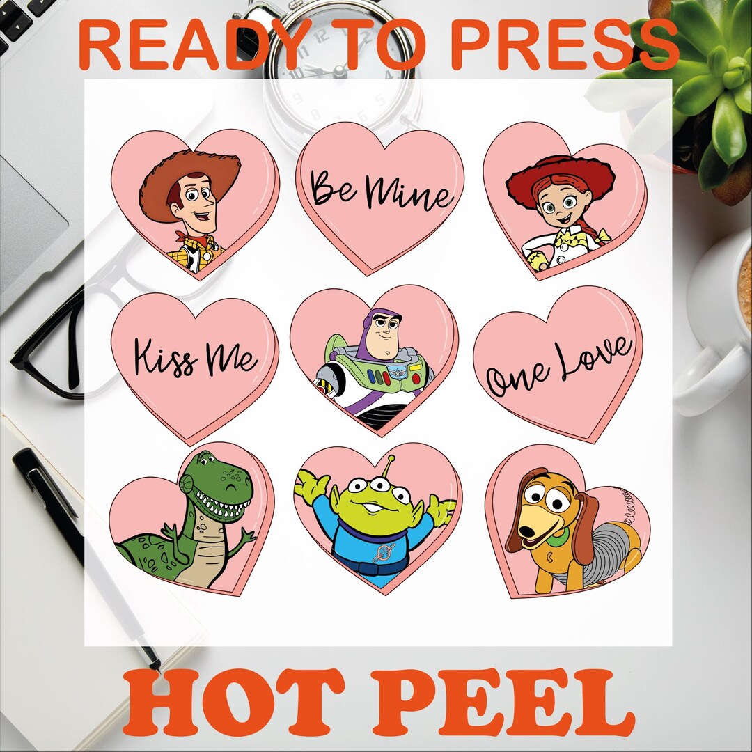 Disney Toy Story Valentines Day Ready to Press, Valentines Day Toy ...