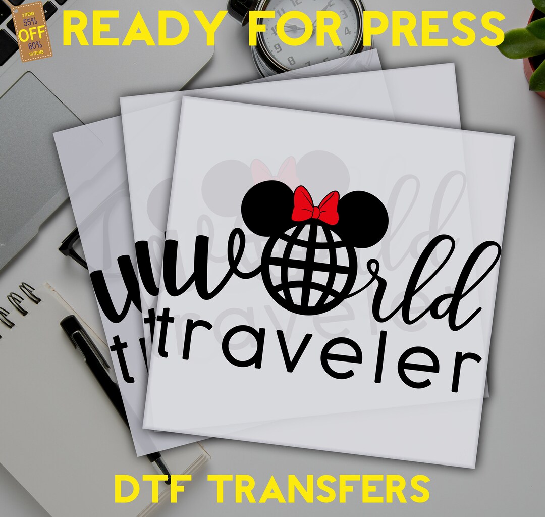 Disney World Traveler DTF, Ready to Press, Disney Trip Transfer, Heat ...