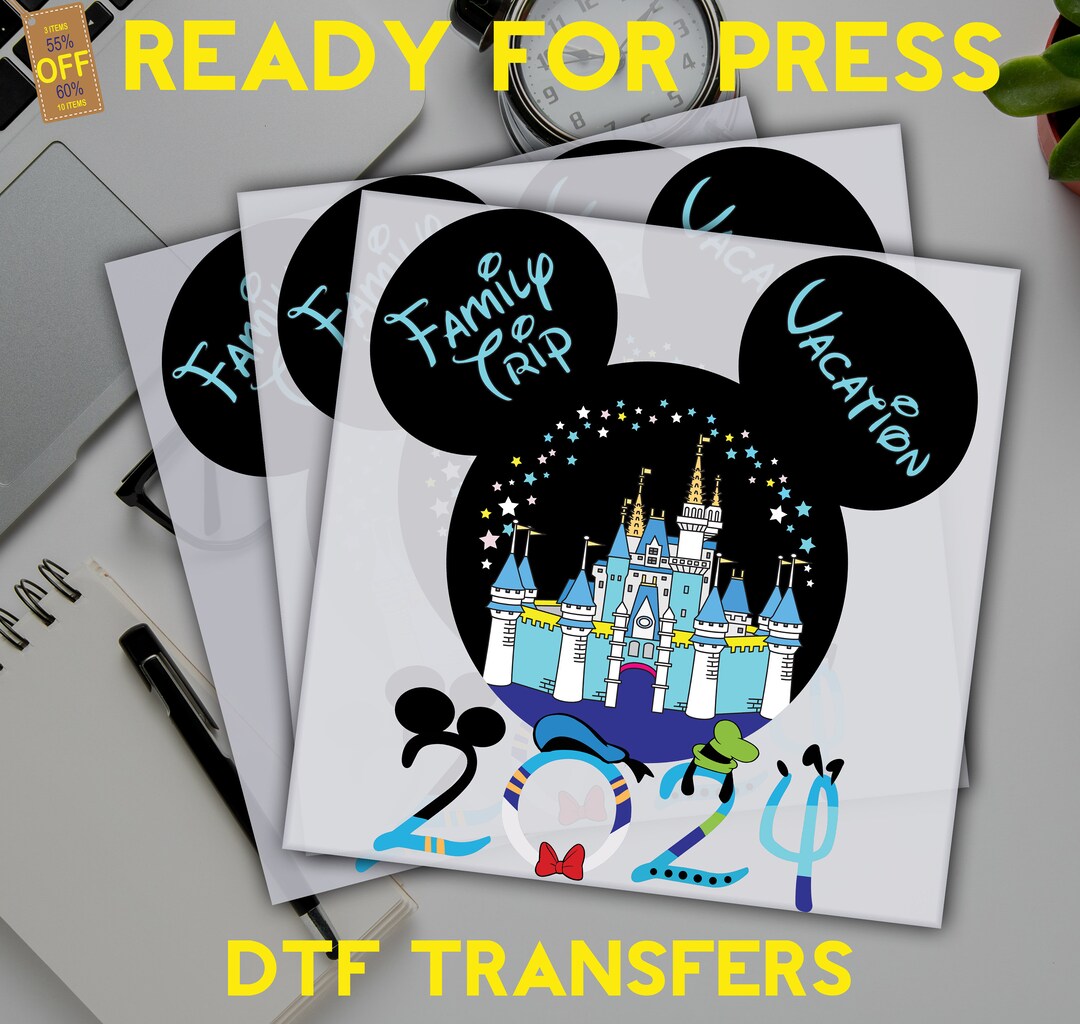 Disney Family Vacation 2024 Ready to Press, Disney Family Trip DTF ...