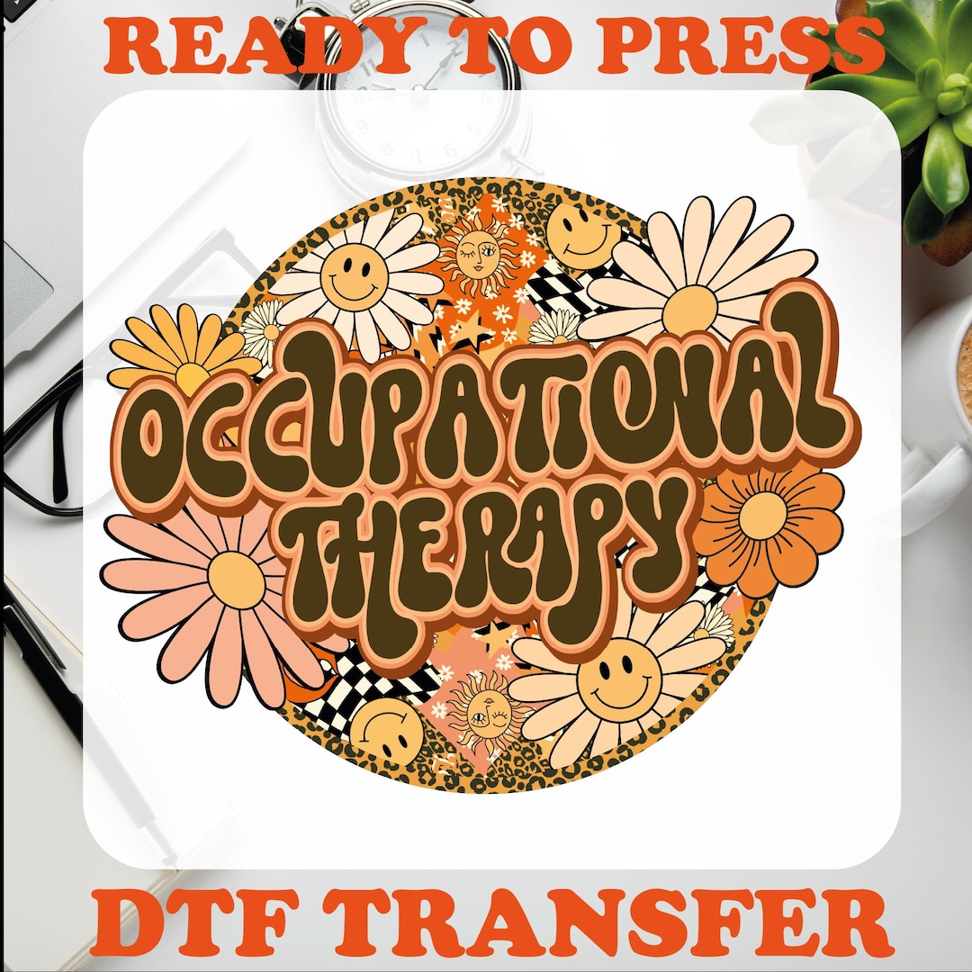 Occupational Therapy DTF Transfer: Western OT Design, Ready to Press - Etsy