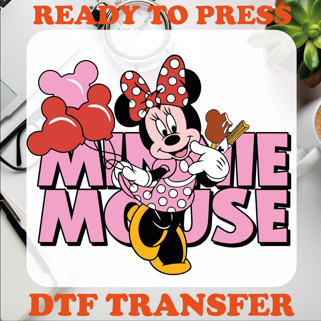 Minnie Mouse Transfers, Disney Friends Ready to Press, Disney Friends ...
