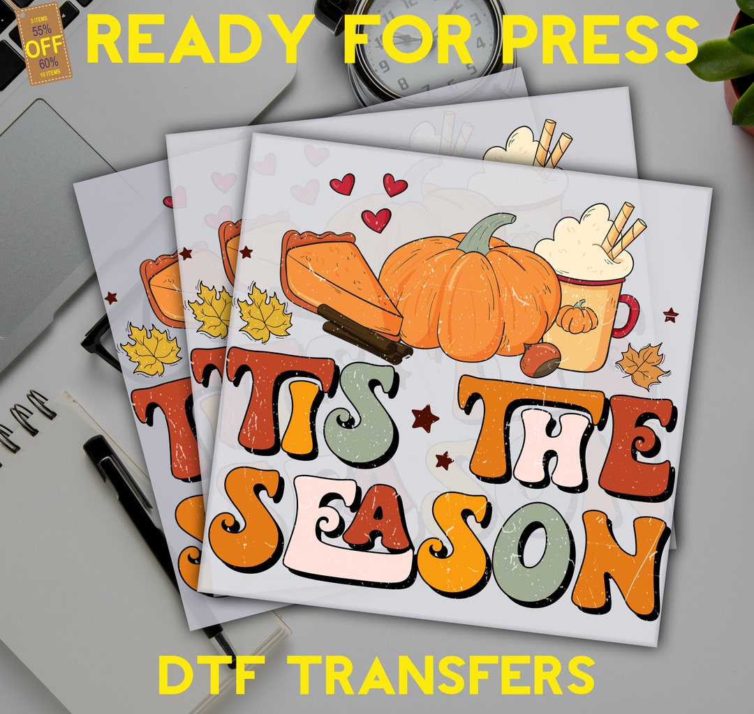 Retro Fall Season Dtf, Halloween Heat Press, This the Season Dtf ...