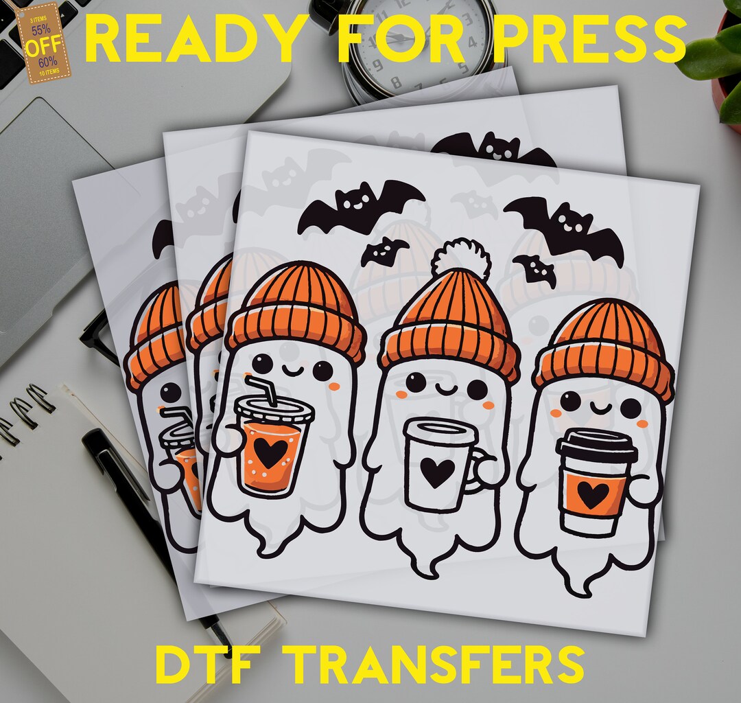 Baby Ghost Dtf, Baby Ghosts Ghost Dtf, Heat Transfers, Spooky Dtf, Baby ...