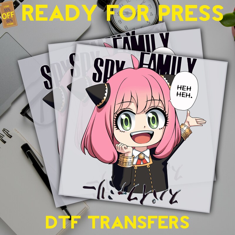 Anime Heat Transfer - Etsy