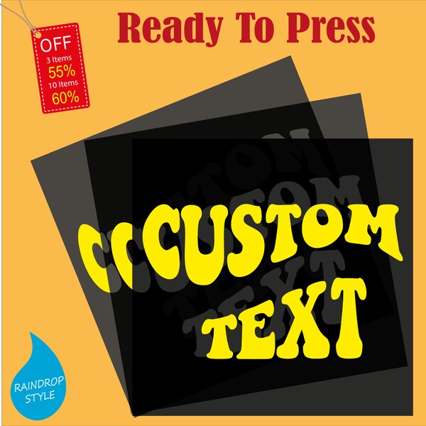 Custom Dtf Transfers Text - Etsy