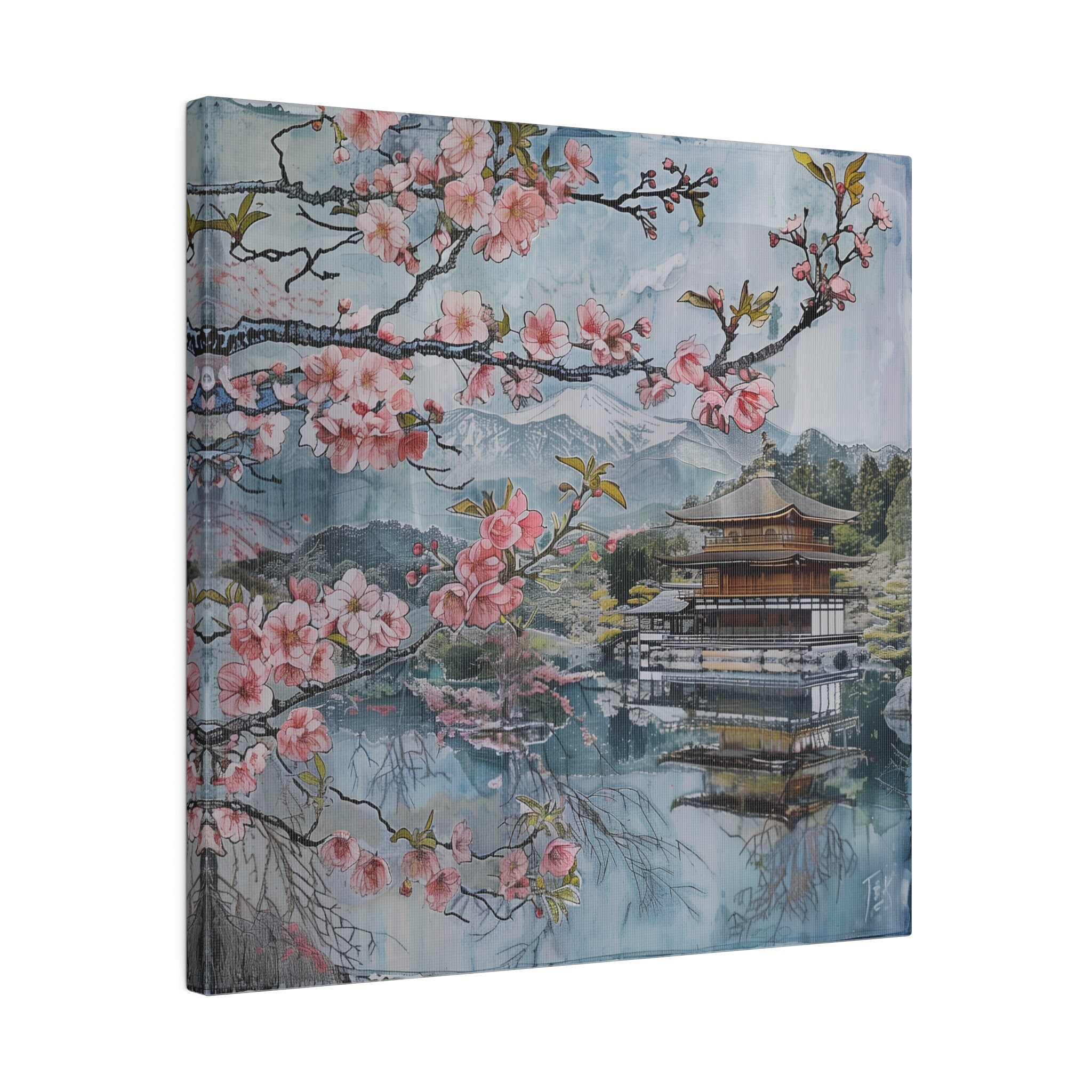 Japan, Asia, Spring, Sakura, Wall Art, Matte Canvas, Gift - Etsy