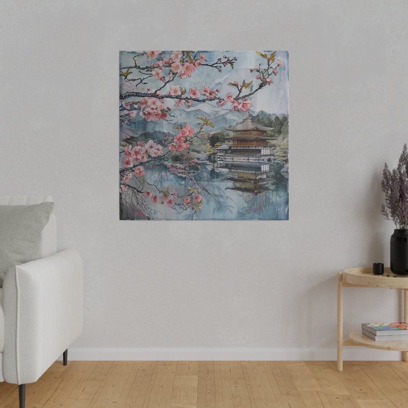 Japan, Asia, Spring, Sakura, Wall Art, Matte Canvas, Gift - Etsy