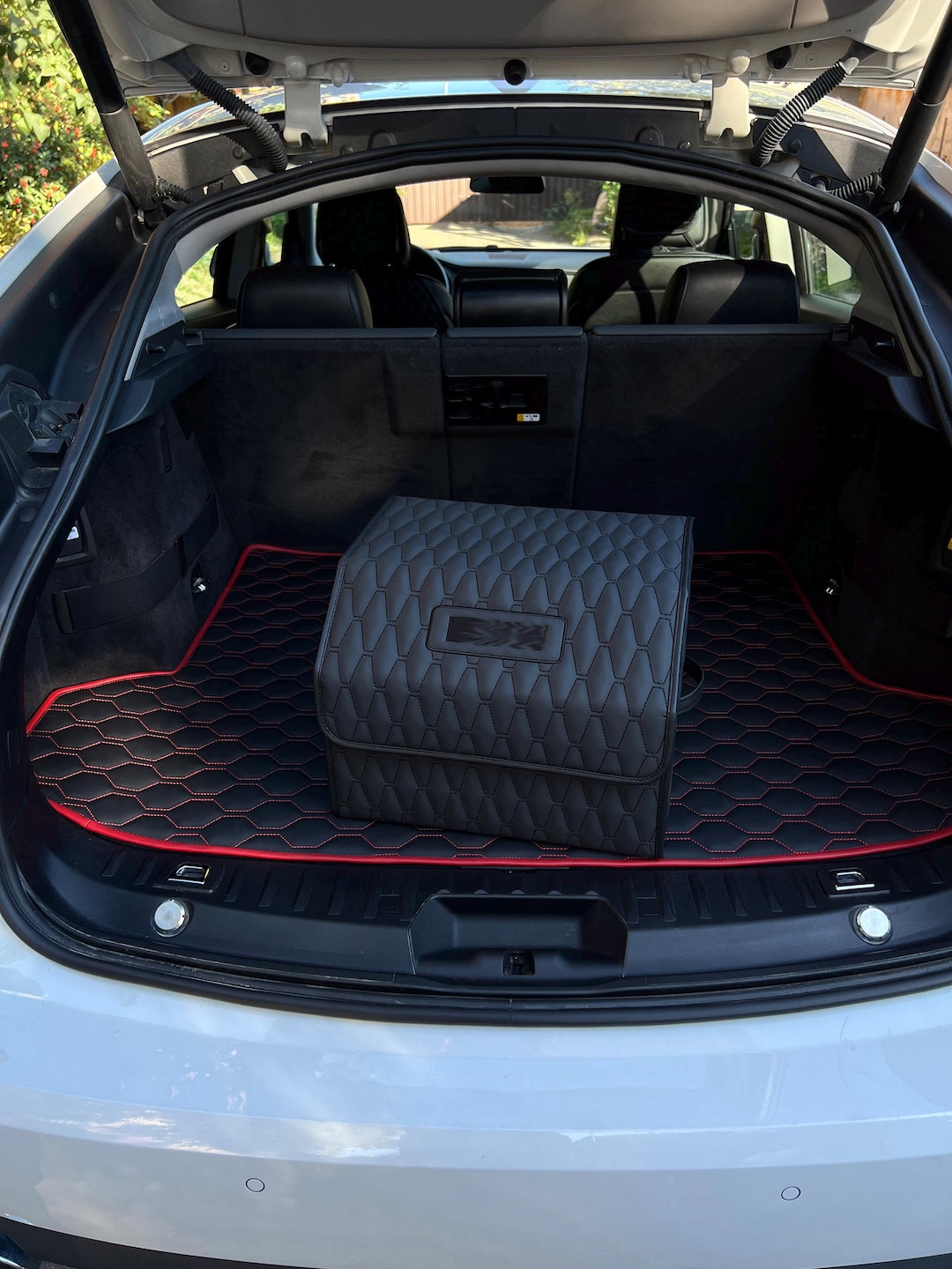 Custom Car Organizer for BMW - Leather Storage Box - Automotive ...