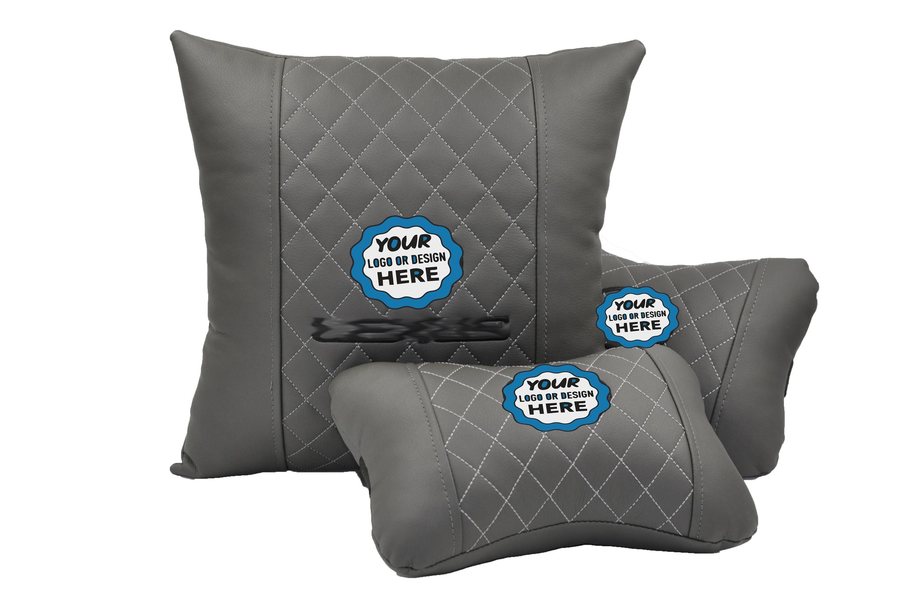 Car Pillow Set of 3 Pieses - Embroidered Car Pillows - Car Headrest ...